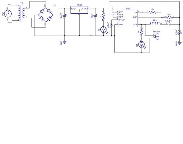 Metal detector using IC555 Mini project | One Stop For All College ...