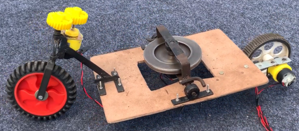 Self balancing gyroscopic bike mechanical engineering final year ...