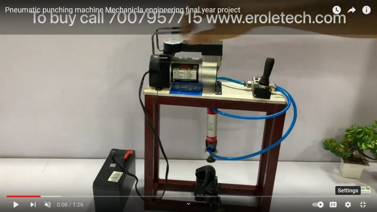 Pneumatic Punching Machine Mechanical Engineering Final Year Project ...